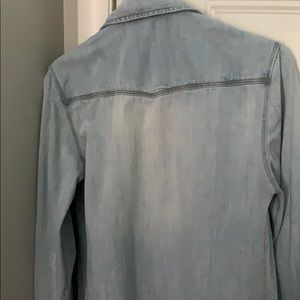 Mango | Tops | Western Inspired Denim Shirt By Mango | Poshmark